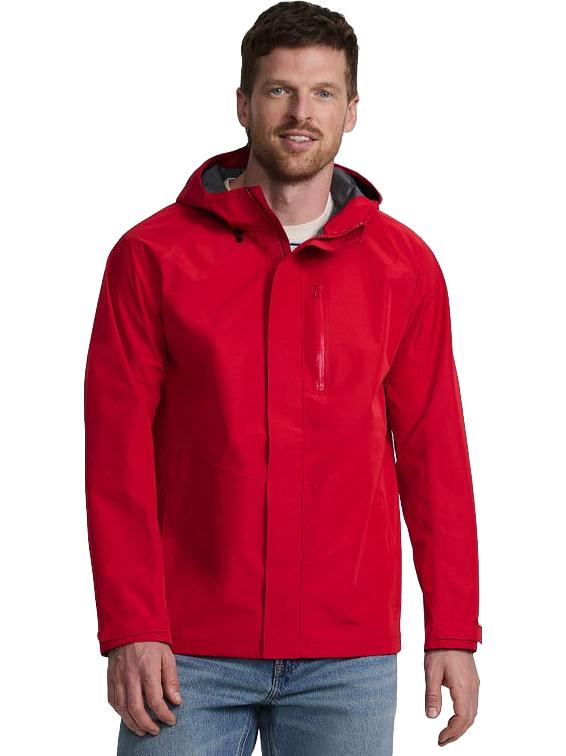 LANDS' END squall waterproof packable shell rain jacket